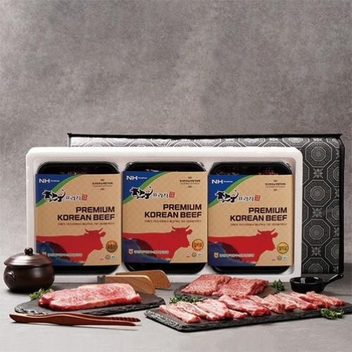 1+등급 매력1호 구이세트 (등심+등심+채끝 각 300g) 답례품 | 위기브 wegive