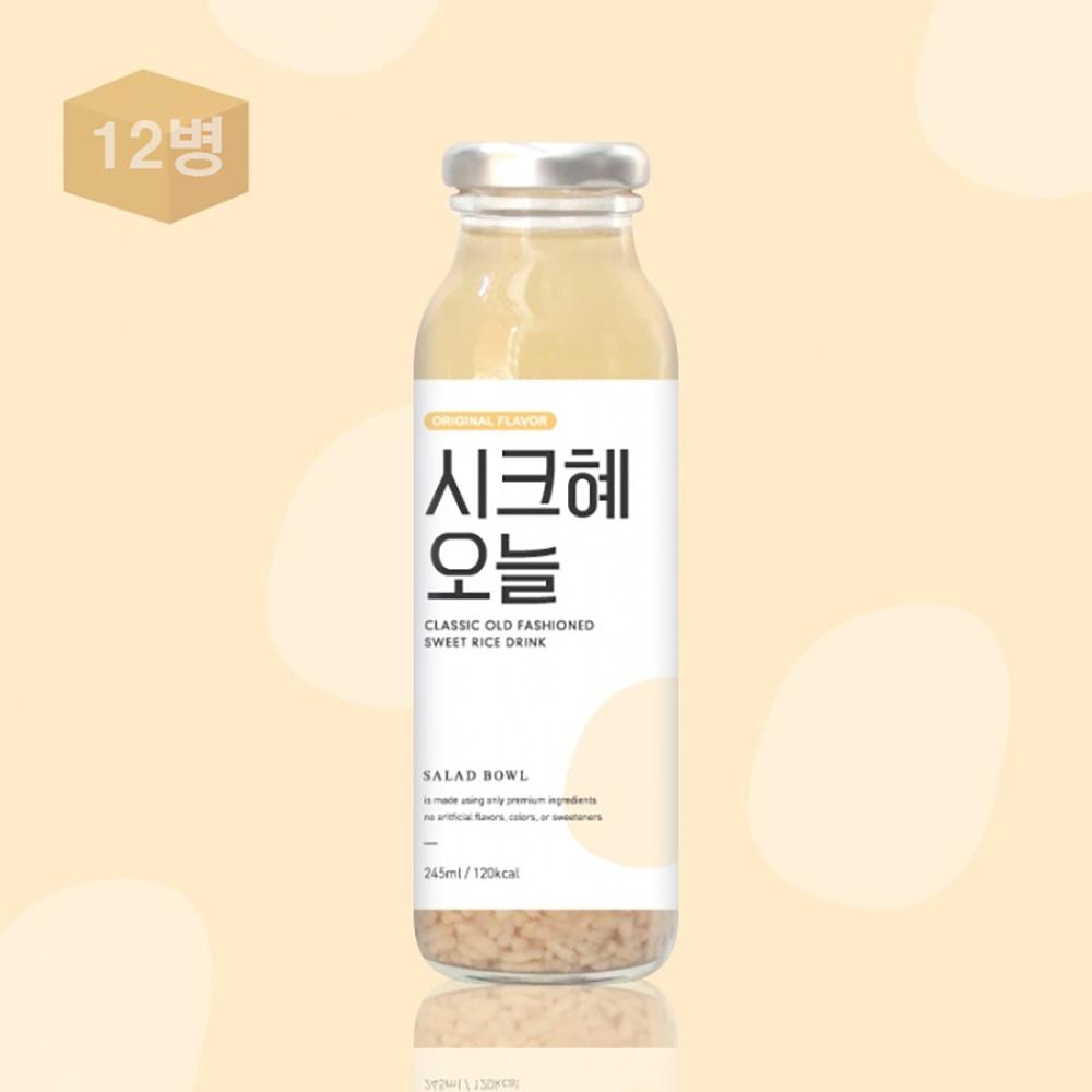 무식용색소·무합성첨가물 식혜 '시크혜오늘' 2.94L(245ml*12병) 답례품 | 위기브 wegive