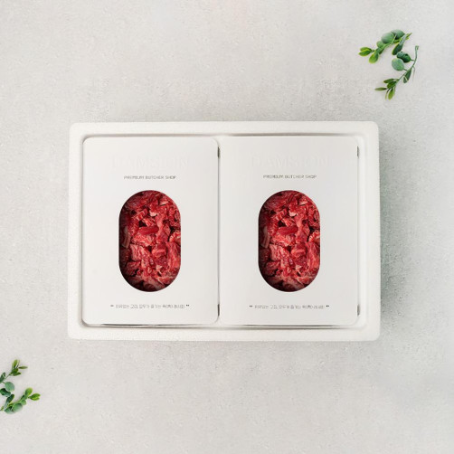 1++등급 암소 한우 국거리 500g(250g*2팩) 답례품 | 위기브 wegive